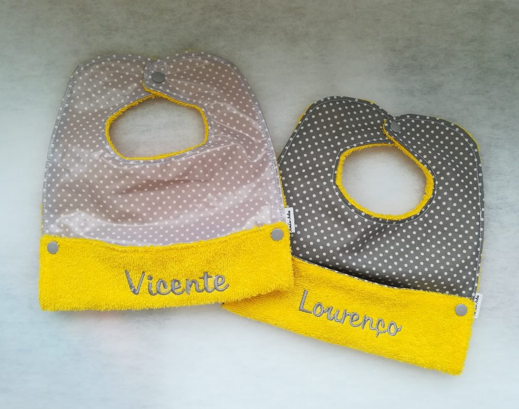 Babetes Personalizados - AnaLu-Artes Atelier