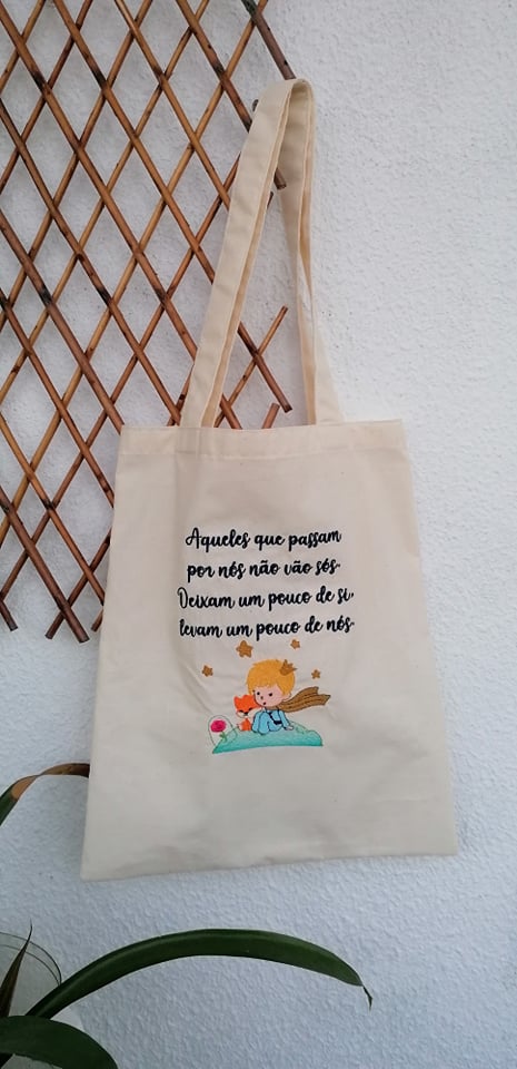 Saco de Pano Bordado - AnaLu-Artes Atelier